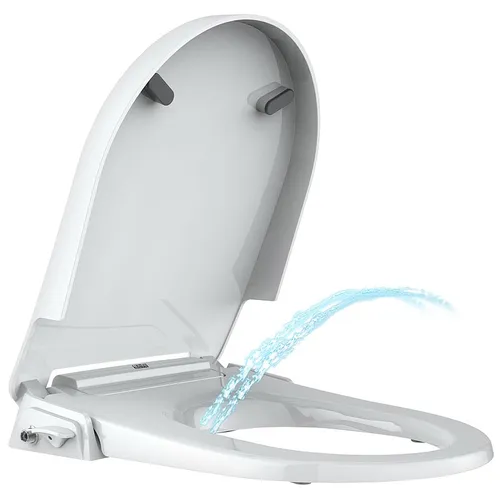 BadeStern Bidet-Toilettensitz mit Doppeldüsen-System und ...